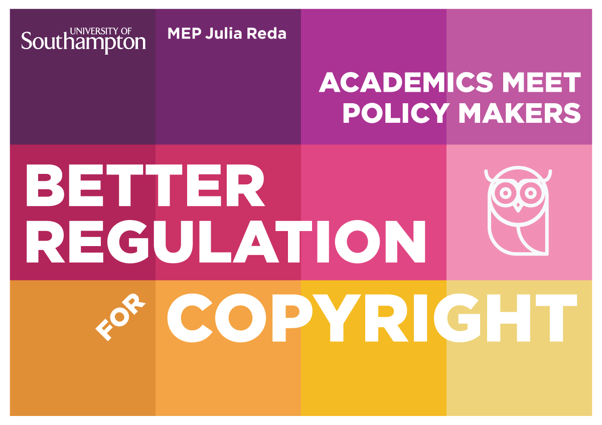 Felix Reda – Better Regulation for Copyright: Academics Meet Policy Makers