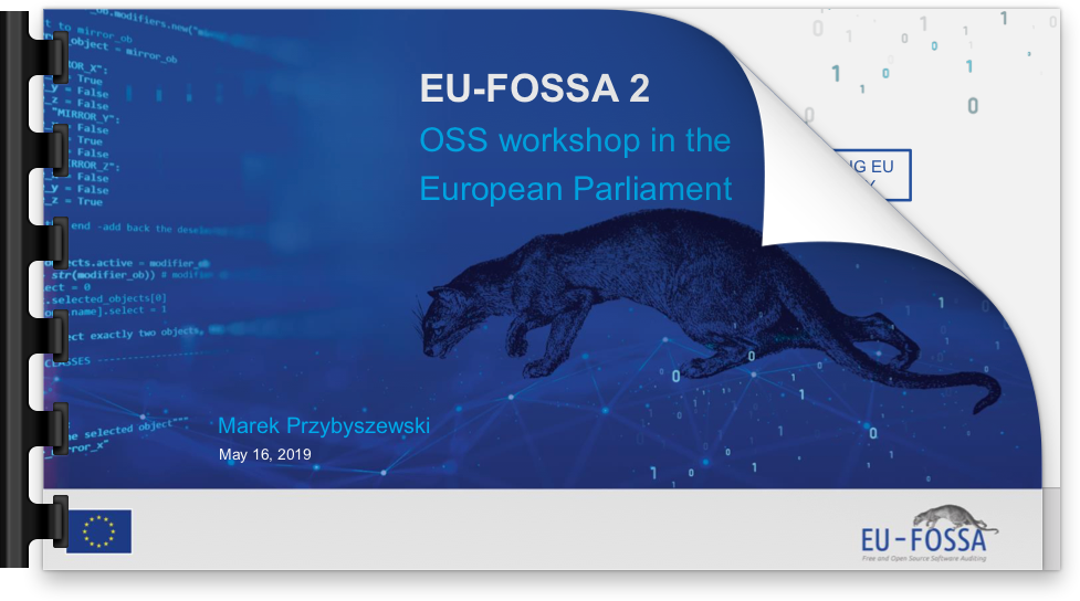 Felix Reda – Open Source workshop – European Parliament, 16 May 2019